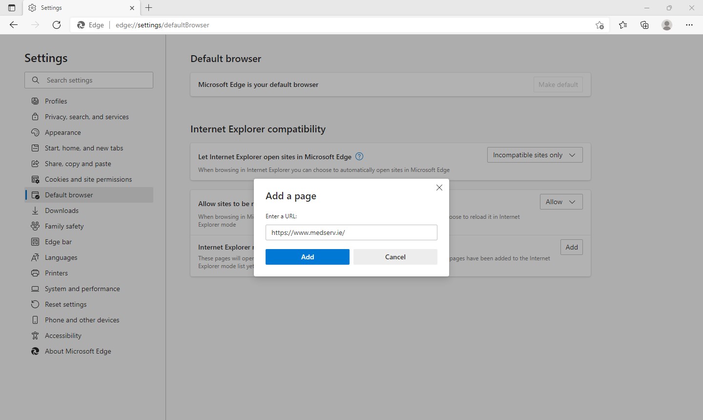 Signature pad test page | Medserv